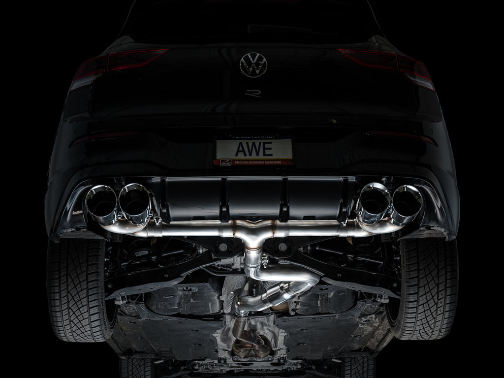 AWE EXHAUST SUITE FOR MK8 VOLKSWAGEN GOLF R - AWE